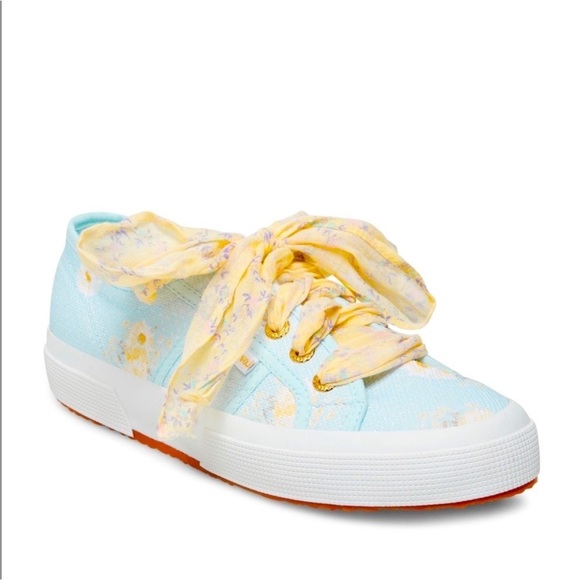 LoveShackFancy | Shoes | Loveshackfancy X Superga Blue Bird Shoes Size ...